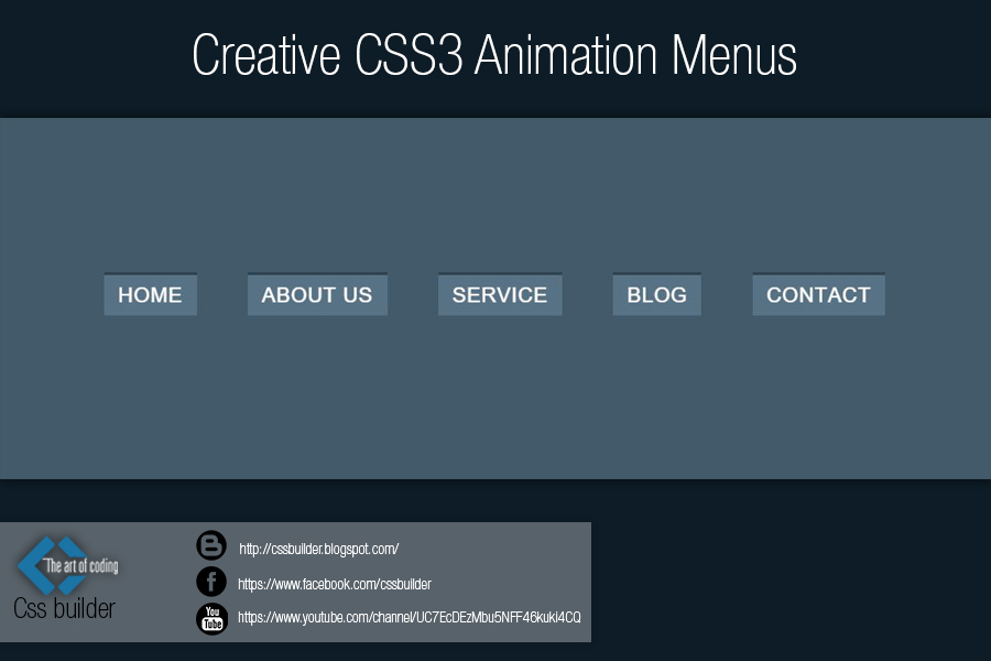 Css Builder : Menu Bar Style