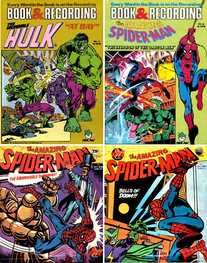Power Records: Spider-Man / Hulk 45s