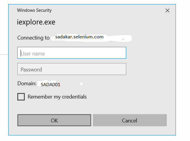 Handling Internet Explorer Windows Based Authentication To A Website Using Autoit Script In Java