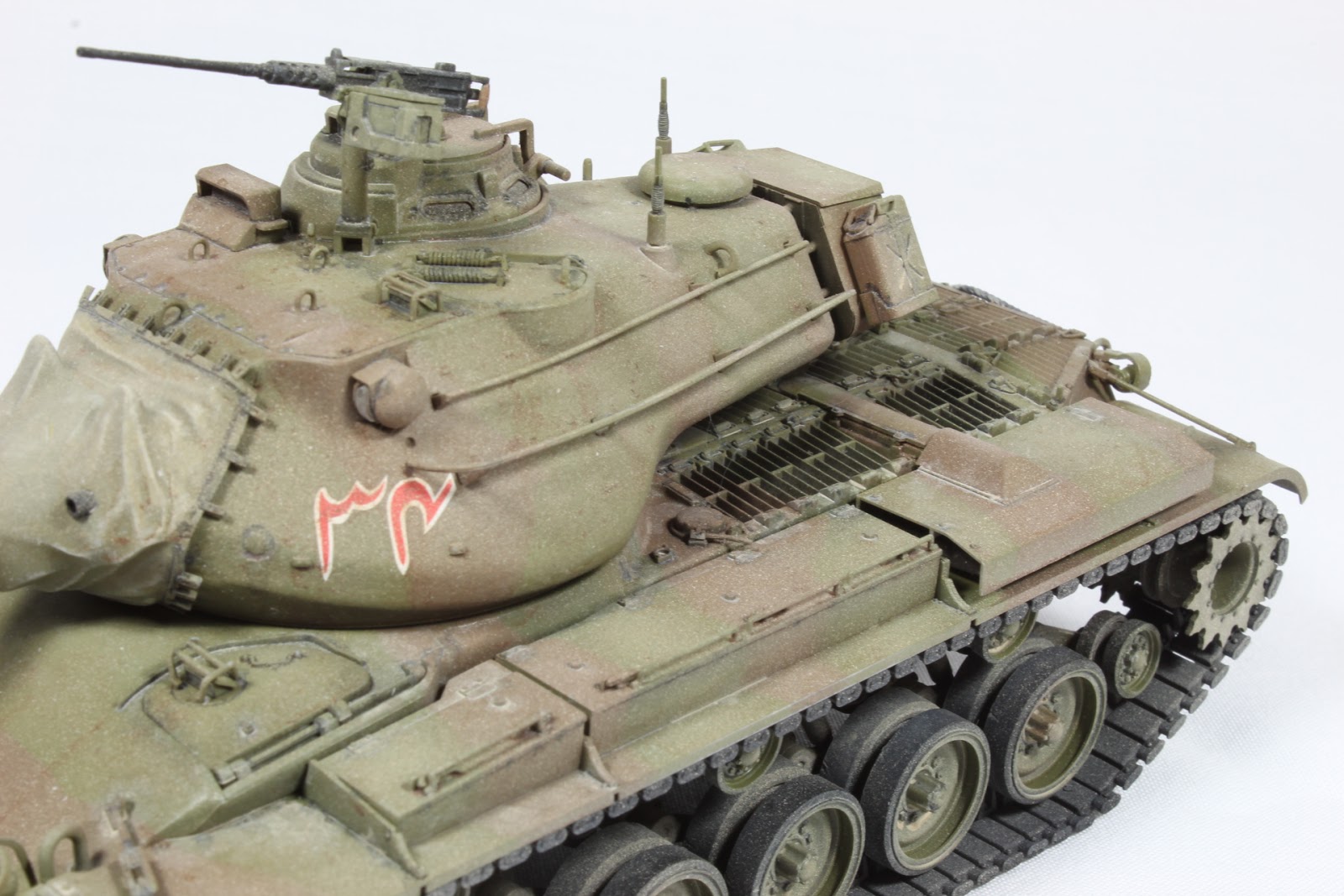 The Modelling News: Paul's painting & weathering the 35th scale M47 ...