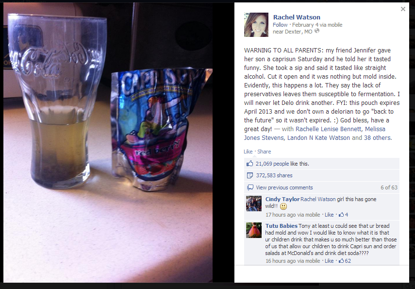 Company Repuation and Digital Media: The case of Capri-sun