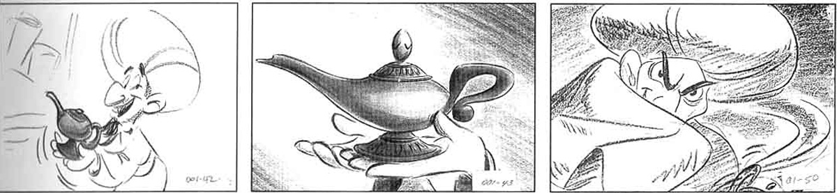 Living Lines Library: Aladdin (1992) - Storyboards