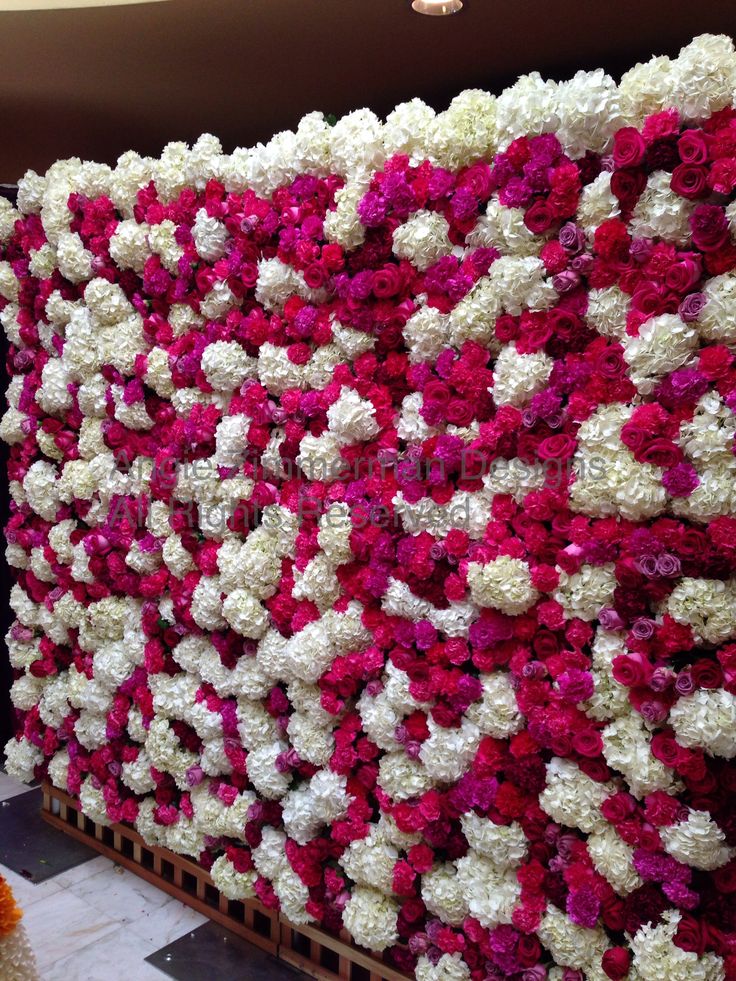 LET'S STAY: Flower Wall Ideas Floral wall Inspirations