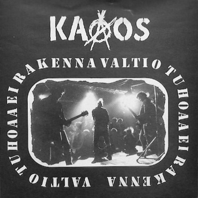 hardcore punk: KAAOS - Valtio Tuhoaa Ei Rakenna EP (1996)