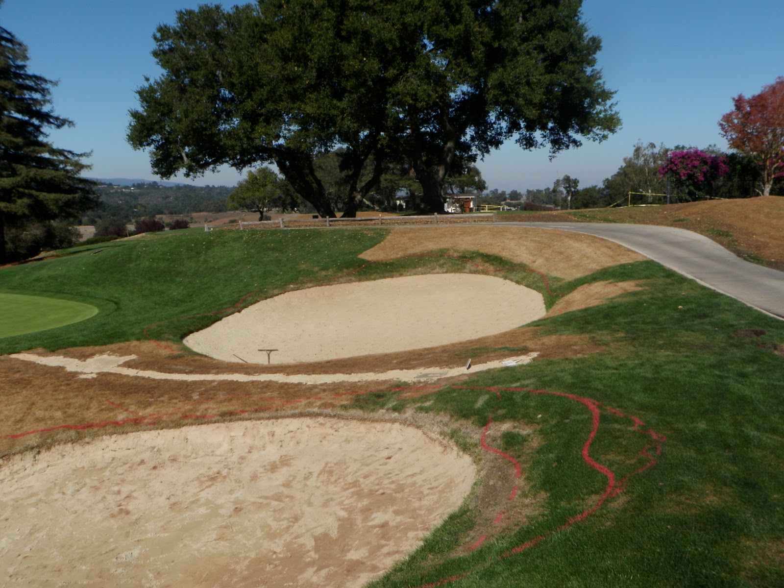Through the Green: Bunker Construction Process #2 Greenside