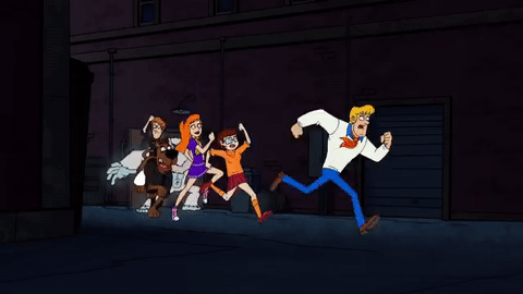 Scooby Doo Running Gif