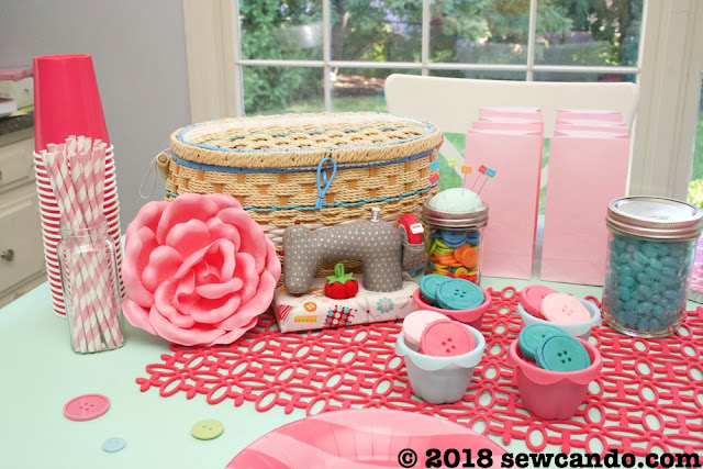 Sew Can Do: Sewing Themed Birthday Party Tour