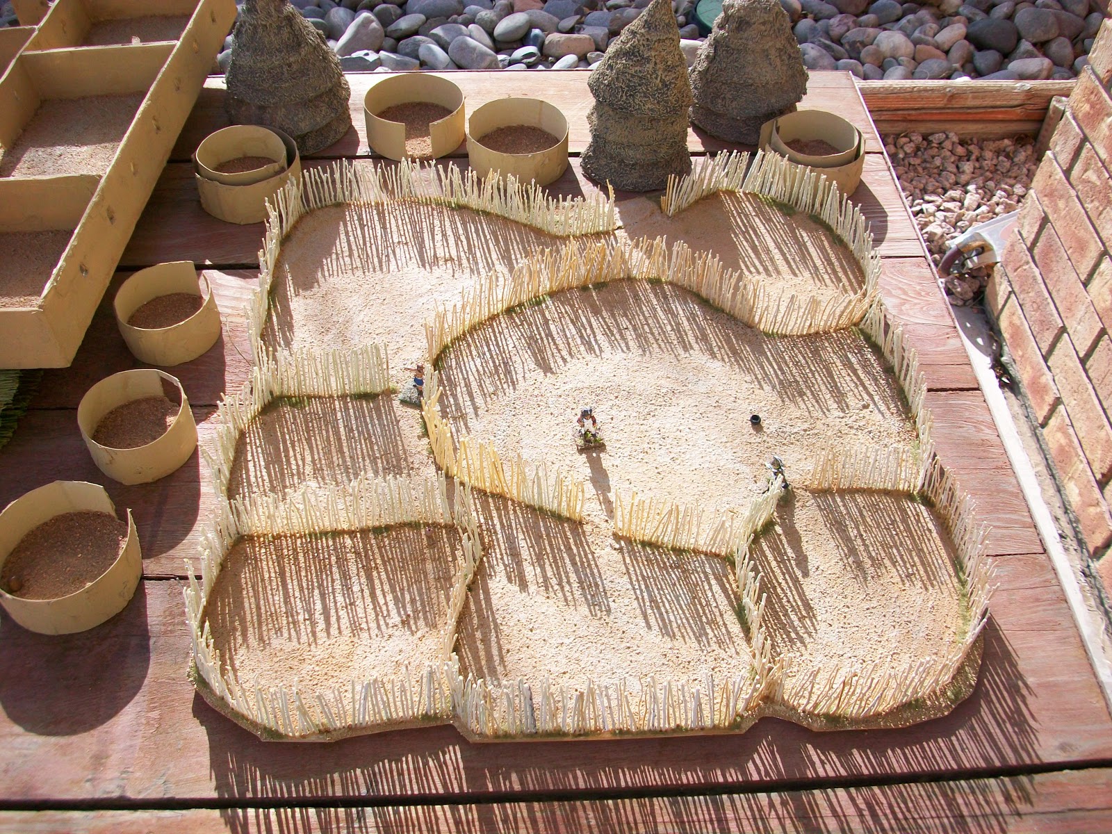 Baconfat Log: Darkest Africa Terrain: Tembe and Village with Huts