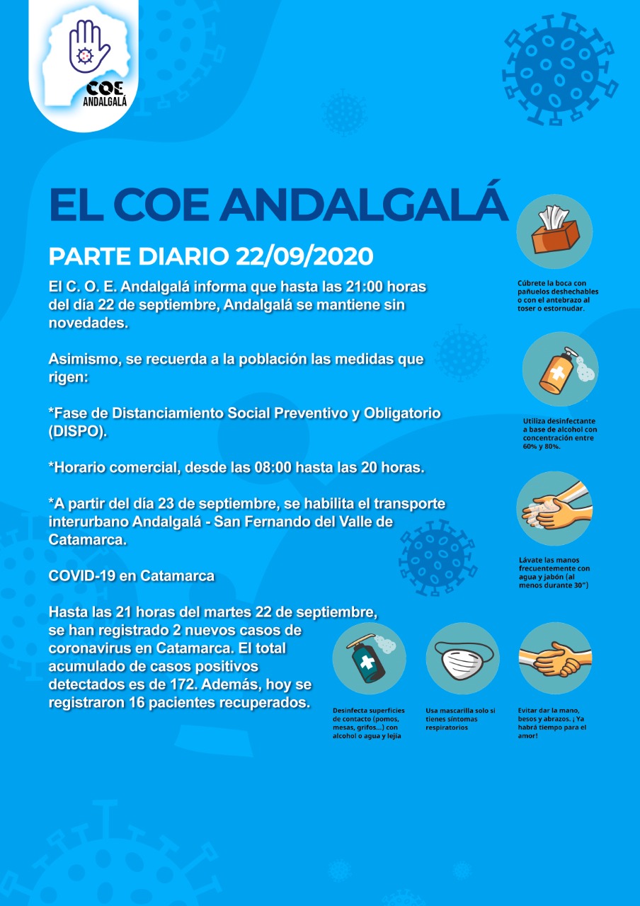 FM PLATINUM 96.5 MHz - ANDALGALA: COE Andalgalá sobre la situación ... FM PLATINUM 96.5 MHz - ANDALGALA: COE Andalgalá sobre la situación ...