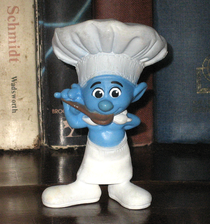 Percy's Fast Food Toy Stories : Chef Smurf - McD