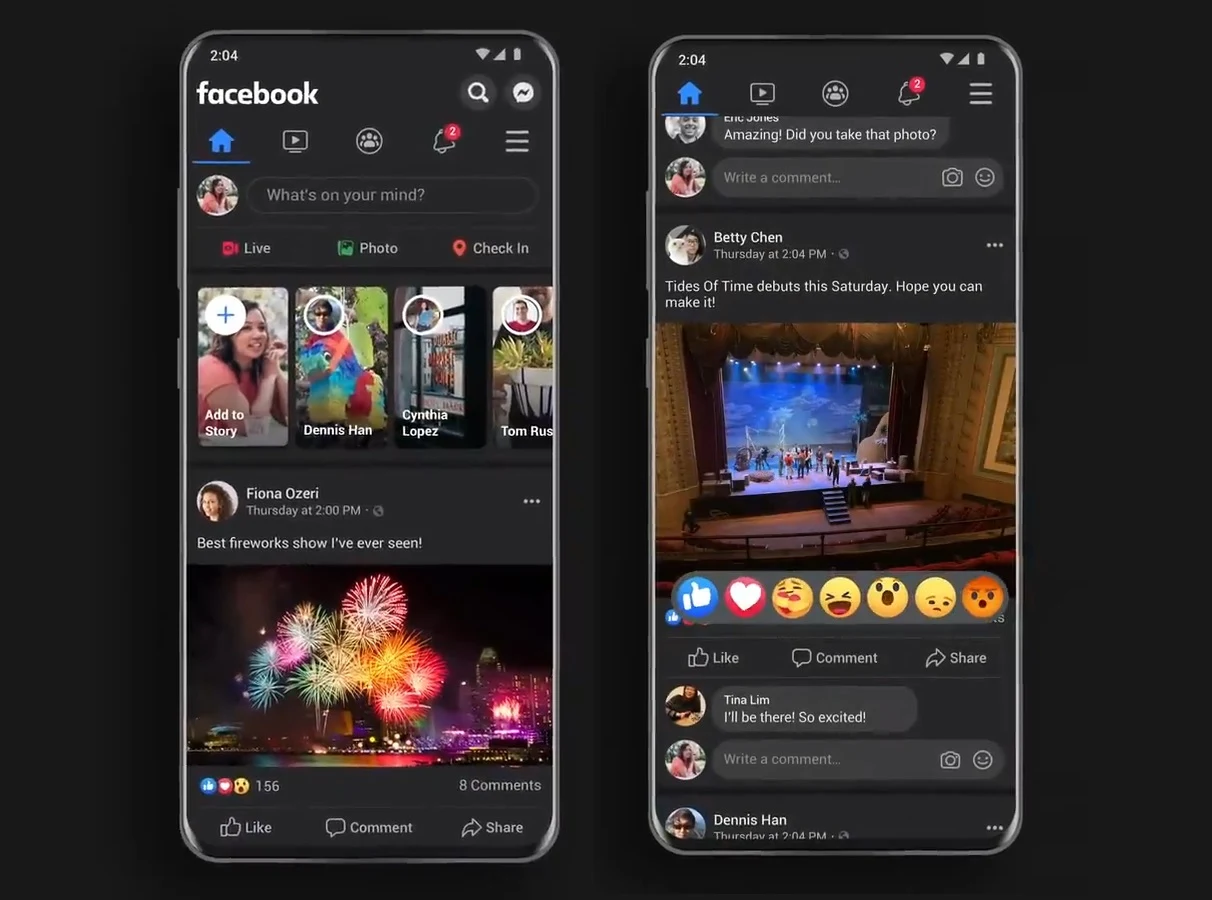 Facebook finally announced that it is now testing to bring dark mode on ...