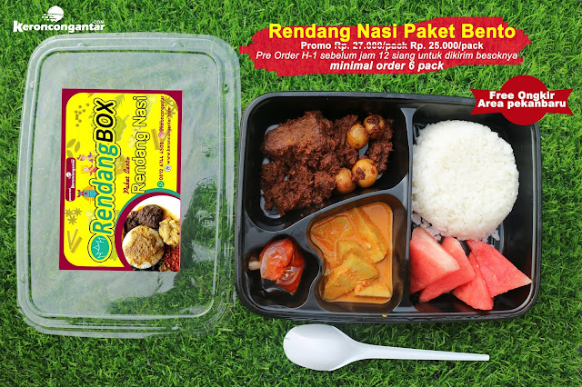 RENDANG NASI PAKET BENTO - Keroncongantar : Platform Kuliner Lokal ...