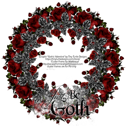Escape From Reality Blog: FTU 'Goth Valentine' Cluster Frames TTD