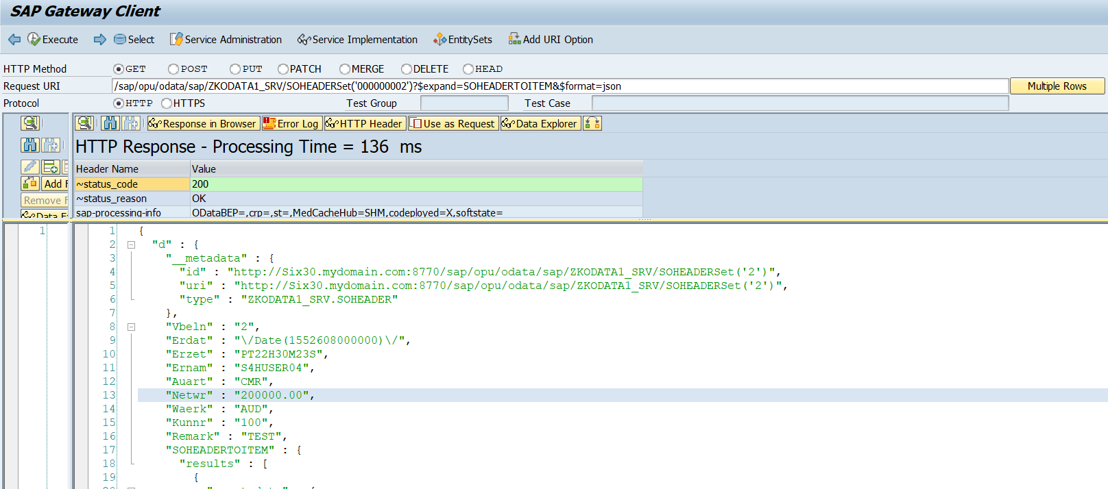 Sap Odata Code For Implementing Get Expanded Entityset Expand
