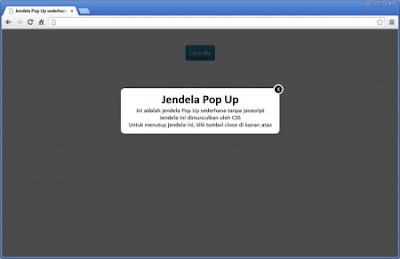 Membuat Jendela Pop Up Dengan CSS - Xpress Community