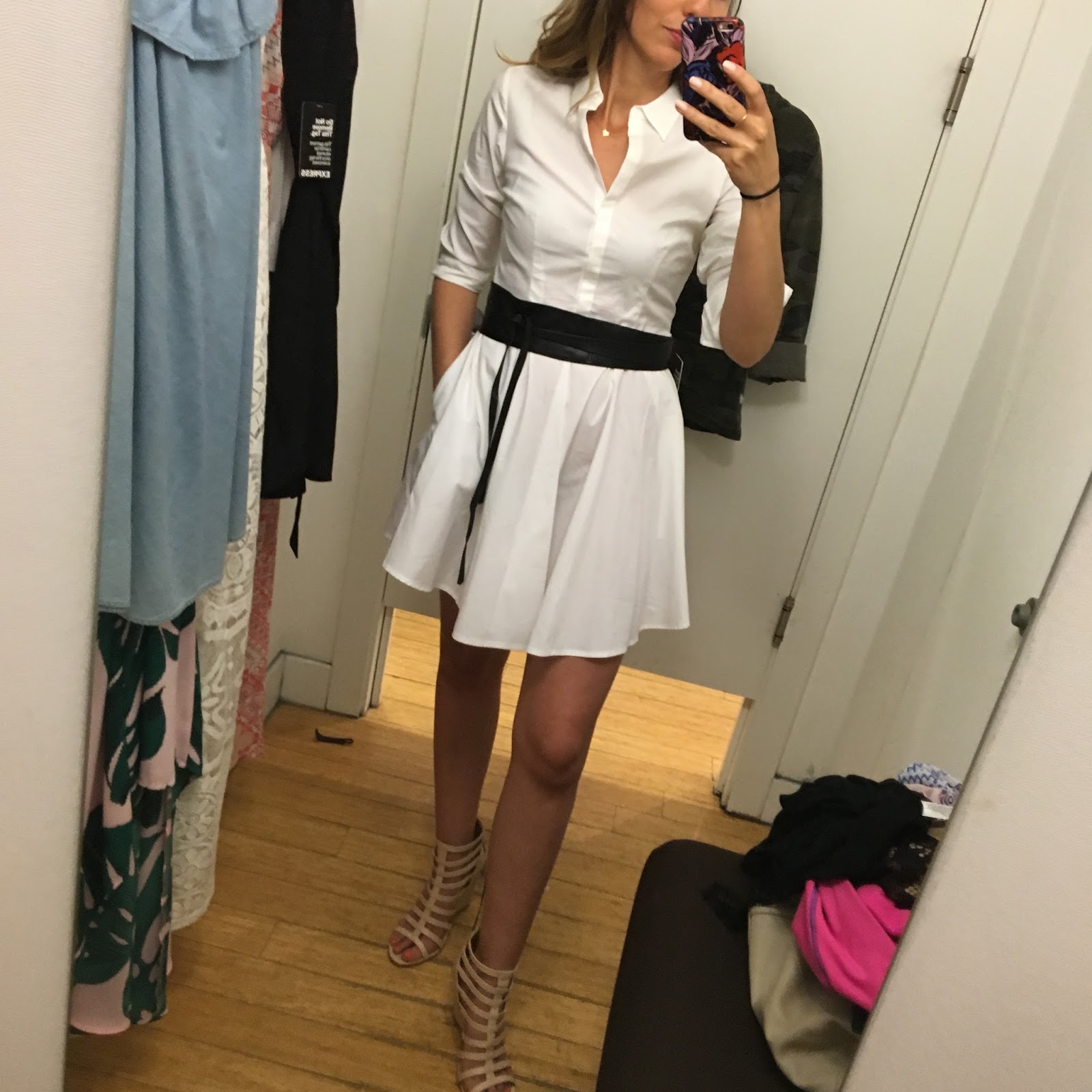On prairie hill: Summer Express dressing room selfies
