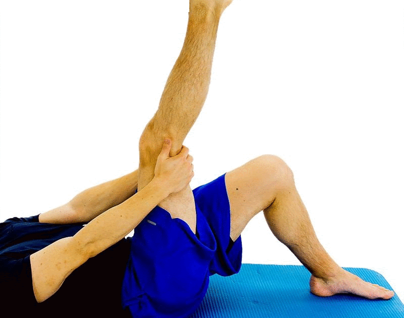 STRAIGHT LEG RAISING WITH ANKLE DORSIFLEXION
