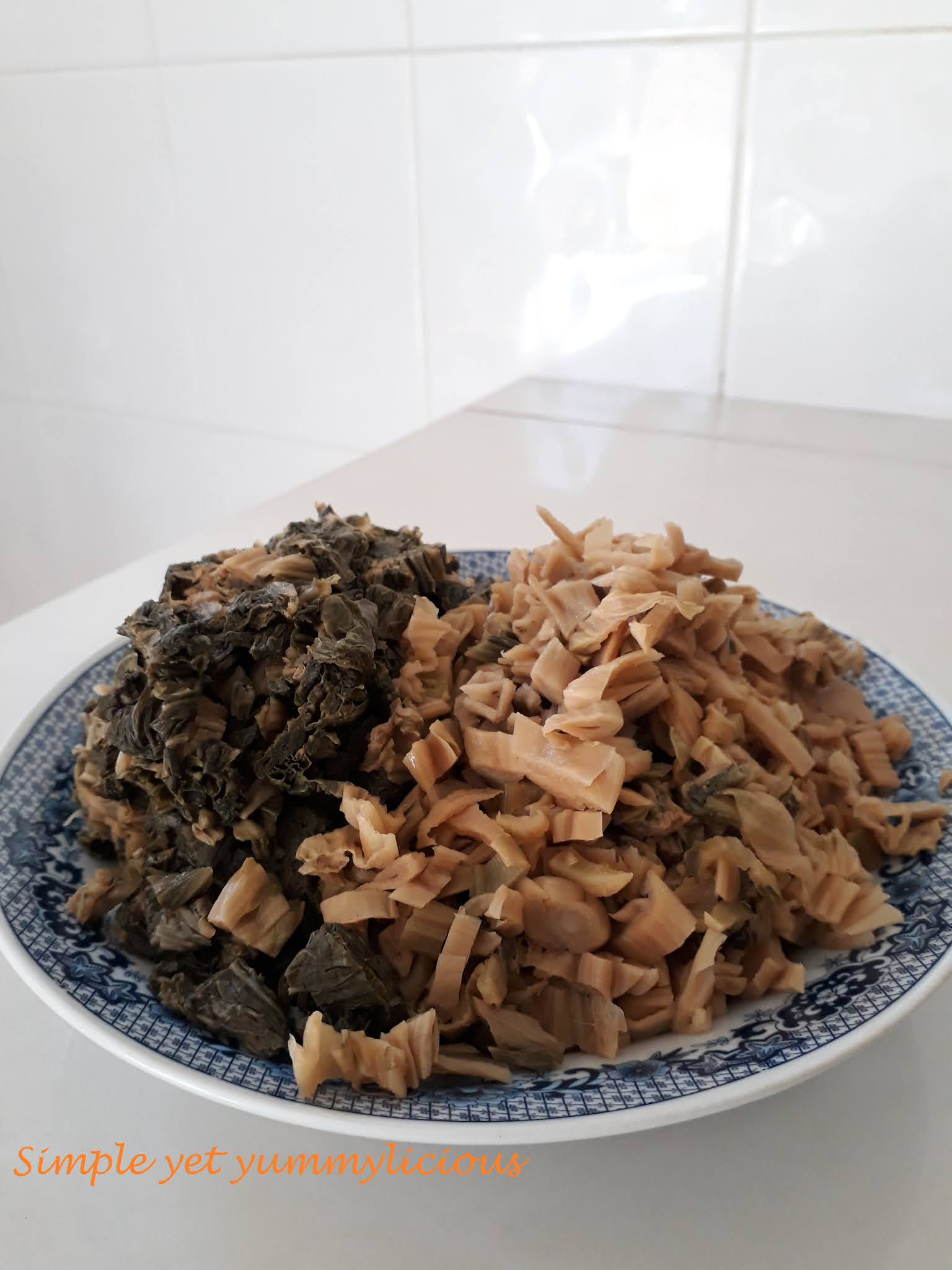 Simple yet yummylicious!: Mei Cai Kou Rou (Steamed Pork Belly With ...