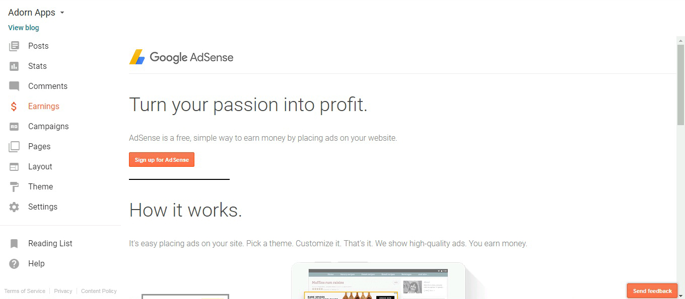 How To Add Google Adsense To Blogger-How to Get Google Adsense Approval ...
