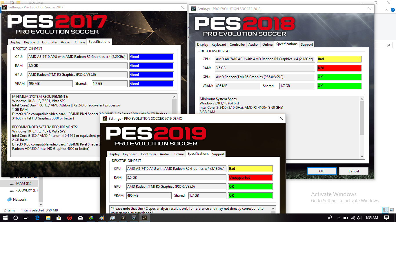 Di tes dulu ah: Pes 2017 , pes 2018 dan pes 2019 Setting File