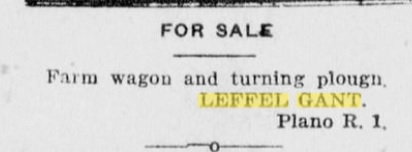 Gone To Texas: Leffel Last Gant