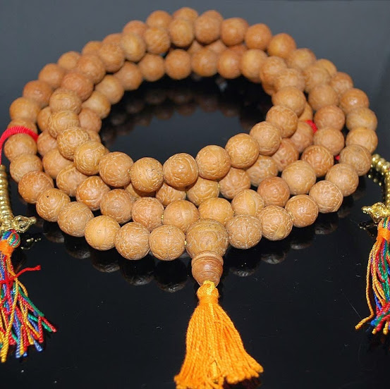 BUDDHA CHITTA PRAYER BEADS ~ NATURAL BUDDHA CHITTA (PRAY BEADS) MALA