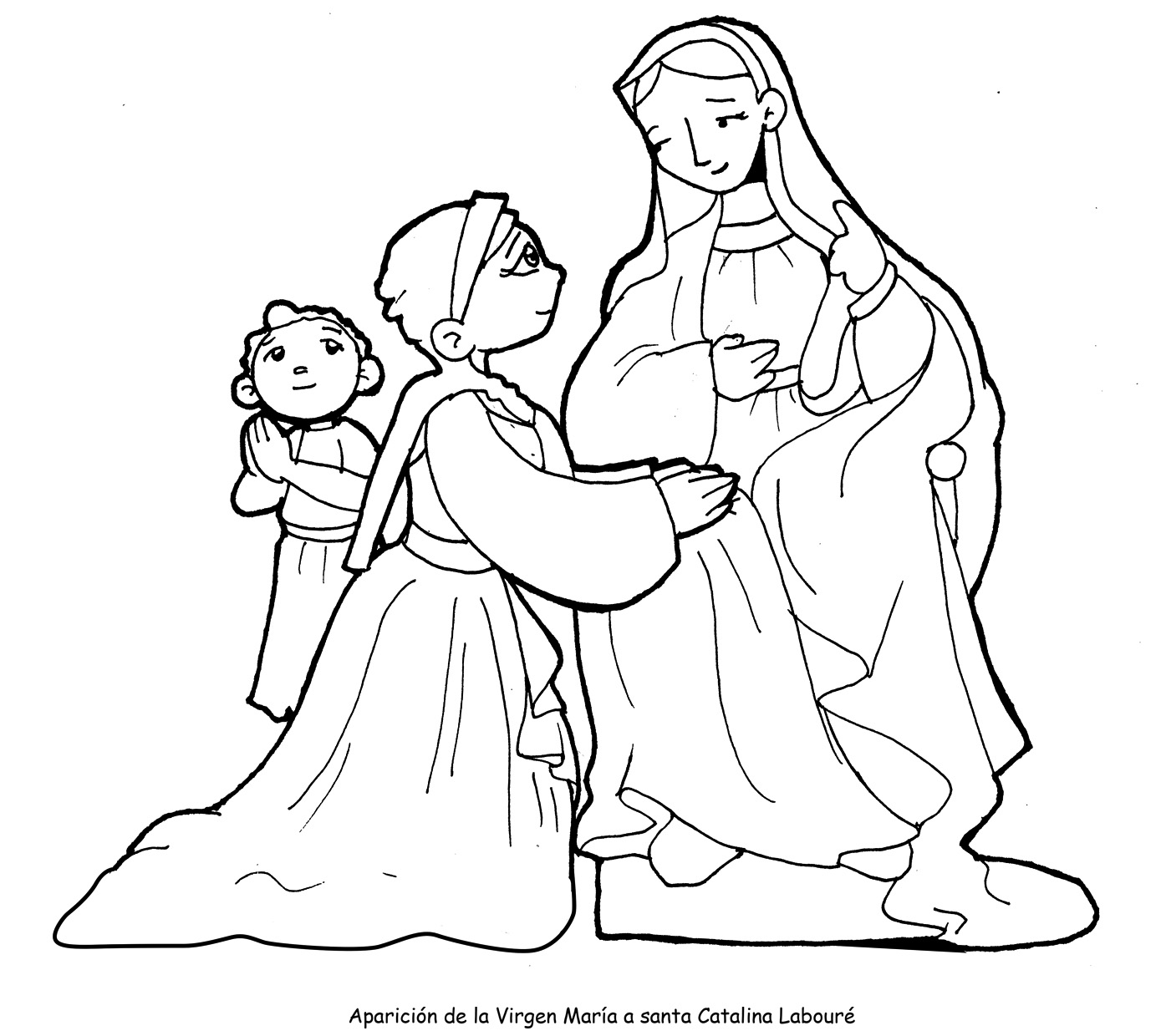 LA VIRGEN MARÍA Y CATALINA LABOURÉ - Educacion Religiosa