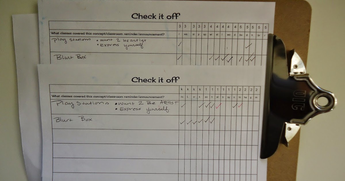 Mini Matisse: Check it out, and Check it off!