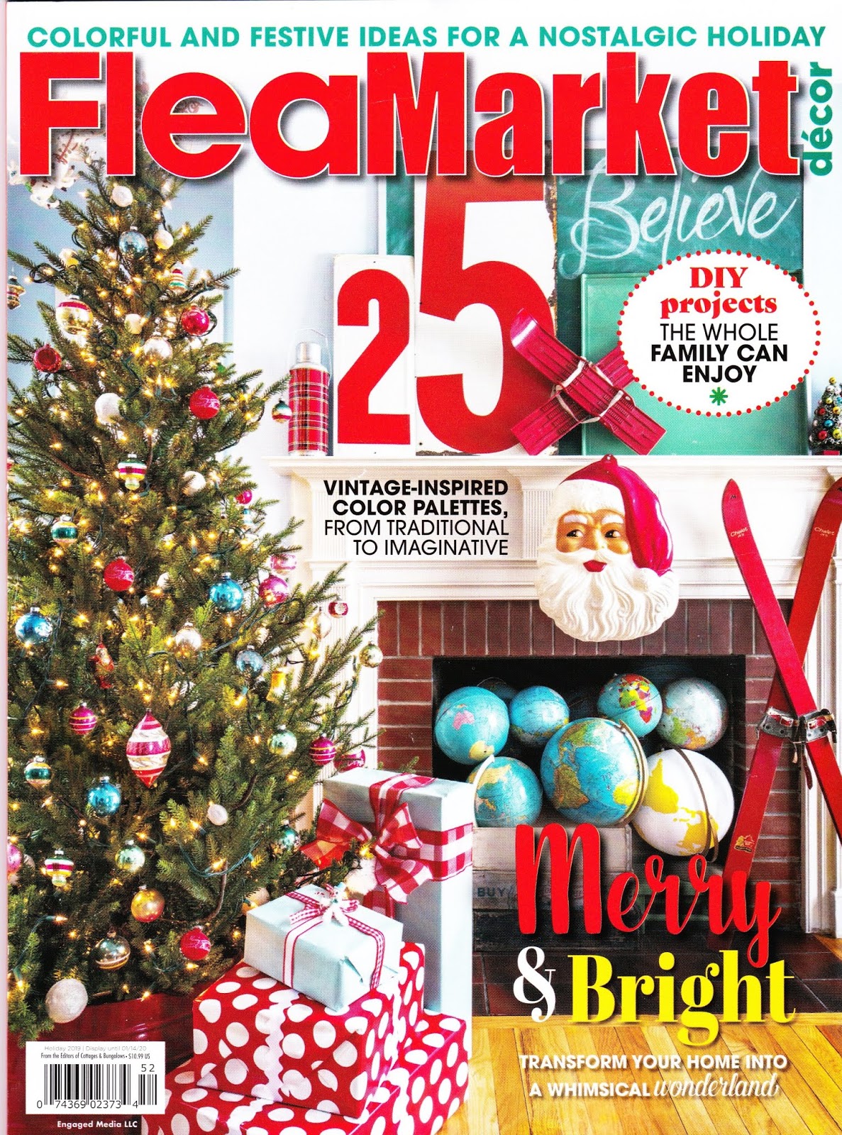 Rolling Pin Christmas Project Featured In Flea Market Decor Magazine ...