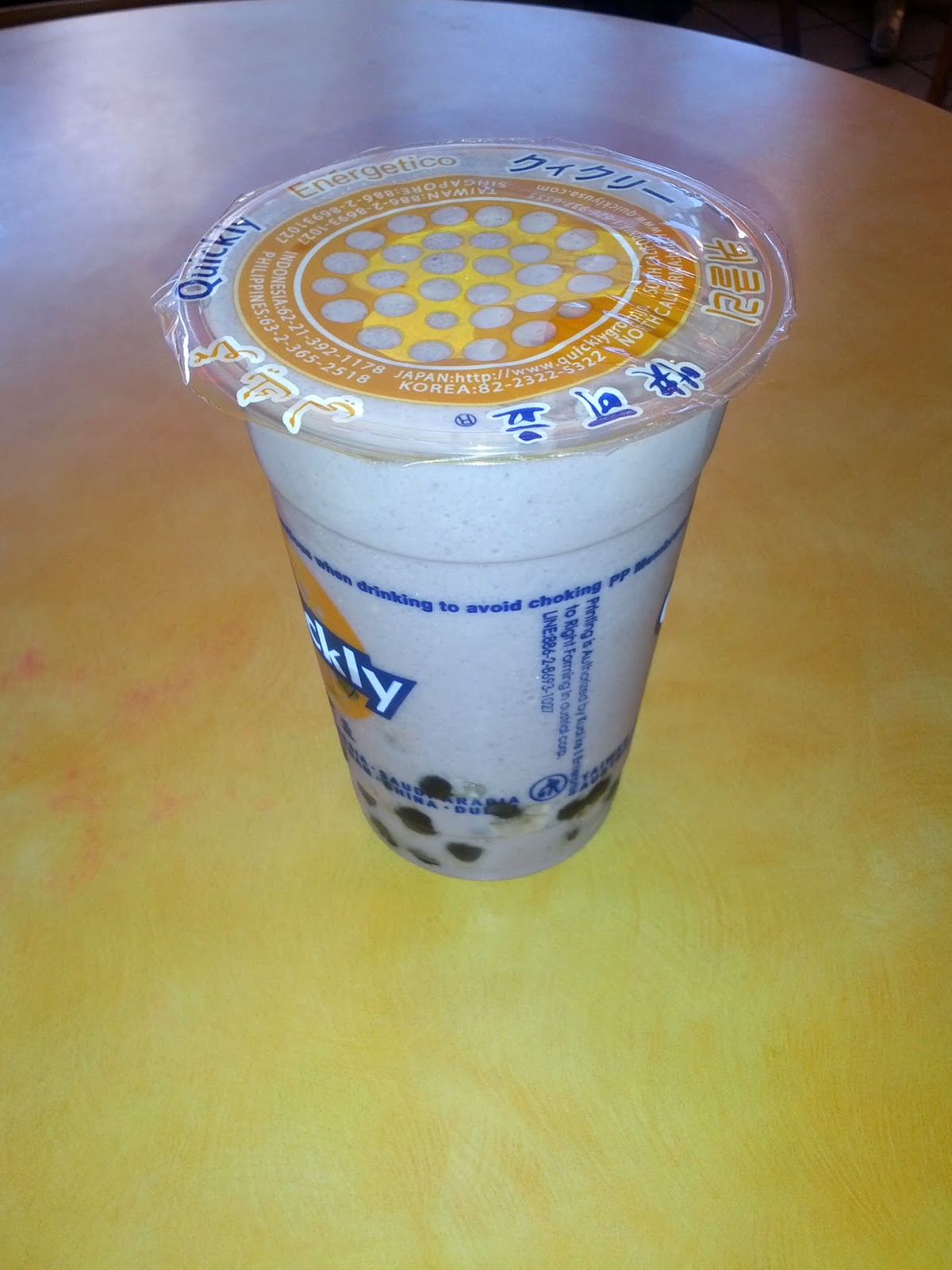 Taro Slush from Quickly | Julie's Dining Club