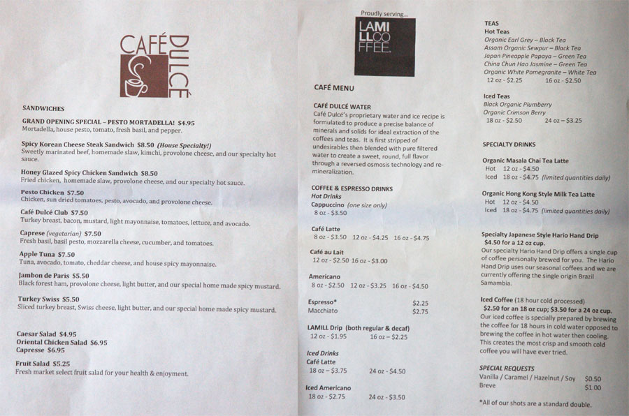 Cafe Dulce - Little Tokyo - Vegas and Food