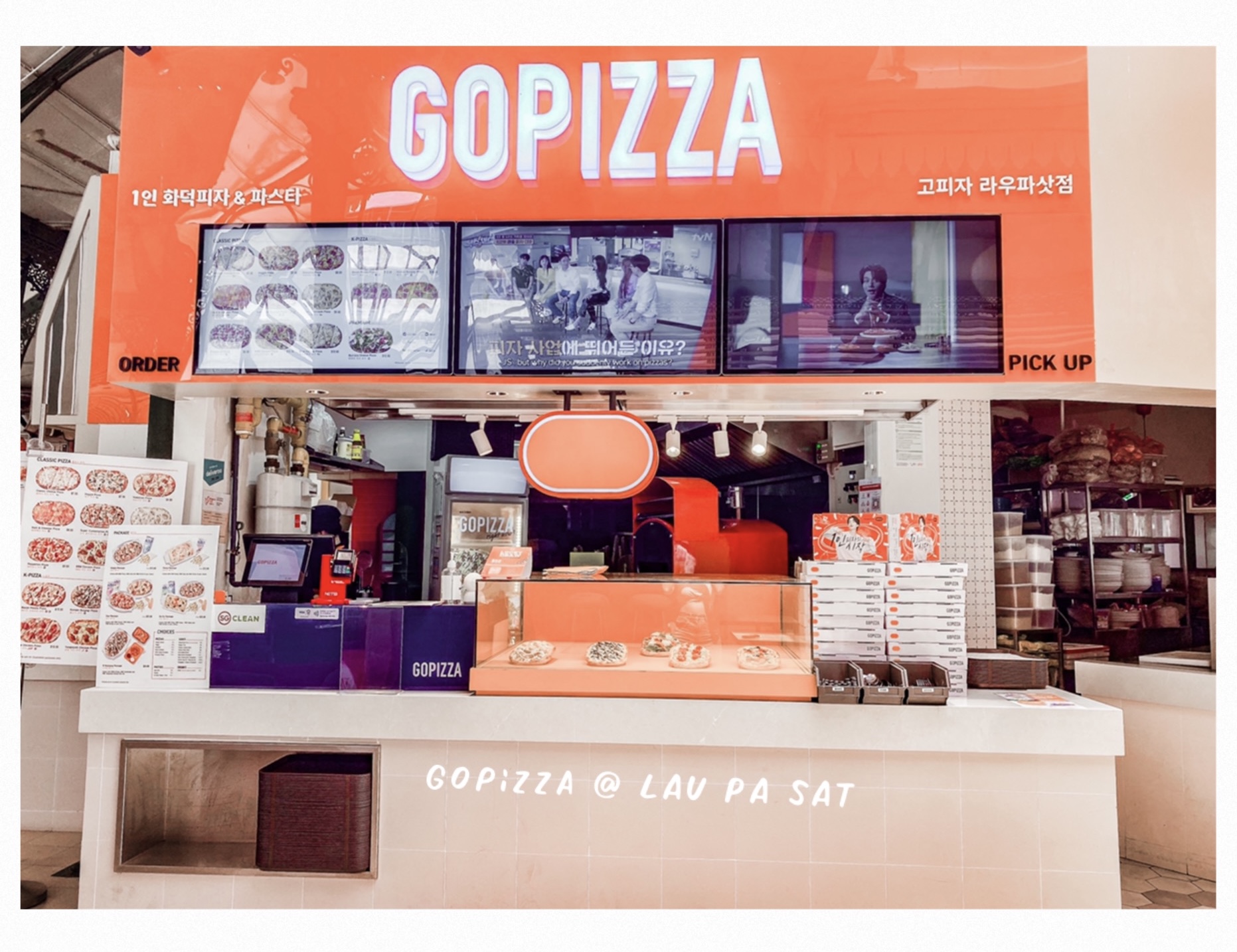 GOPIZZA @ Lau Pa Sat: Korean Fast-Food Pizza Food Review - Faithfullyours