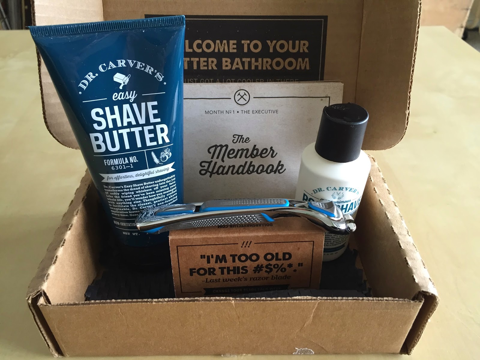 subscription swagg.: Dollar Shave Club Review - Box 1