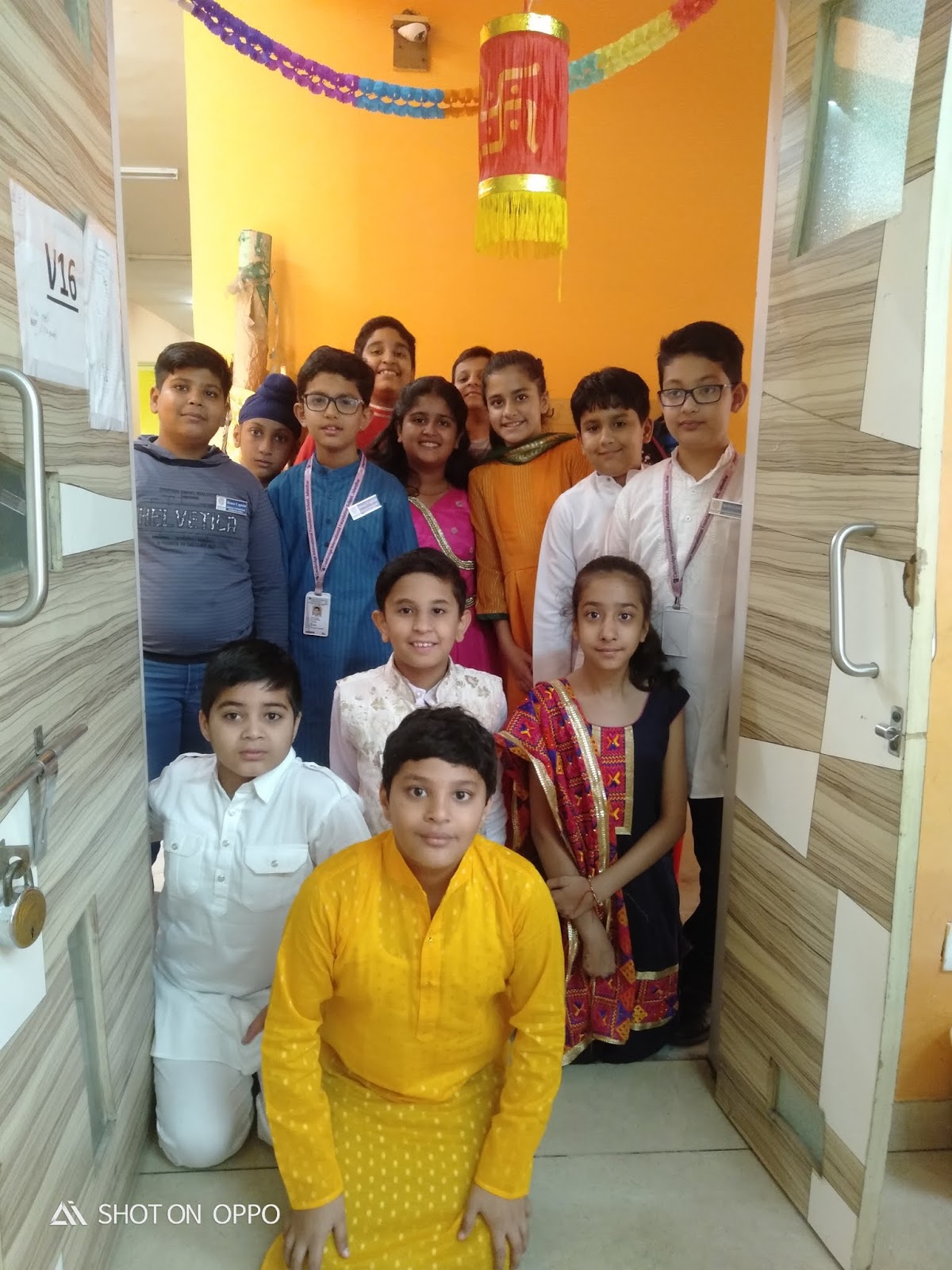 GRADE5: Diwali Celebrations- Decorating the classroom