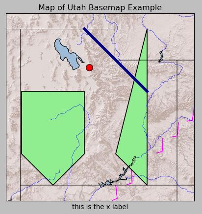 Brian Blaylock's Python Blog: Simple Basemap Example