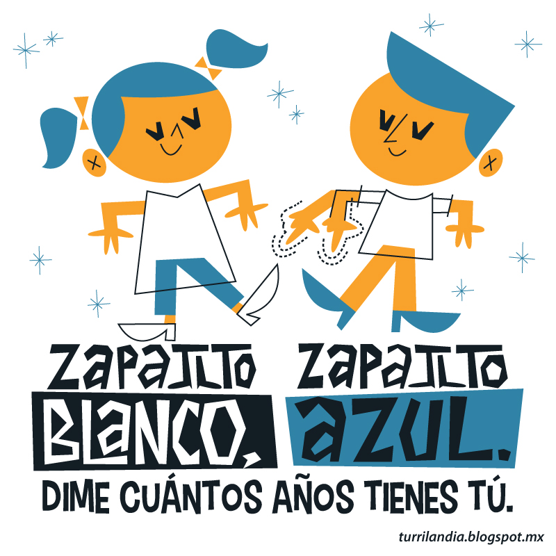 turrilandia: Zapatito blanco, zapatito azul