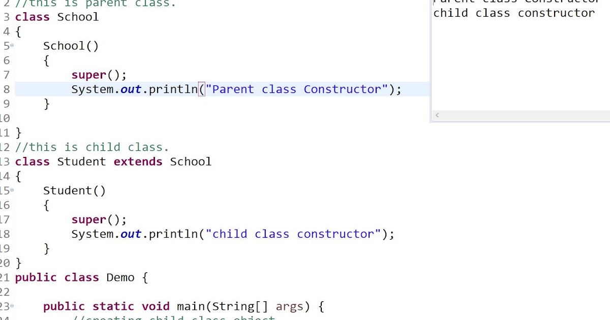 Constructor Chaining in Java - CS Academy