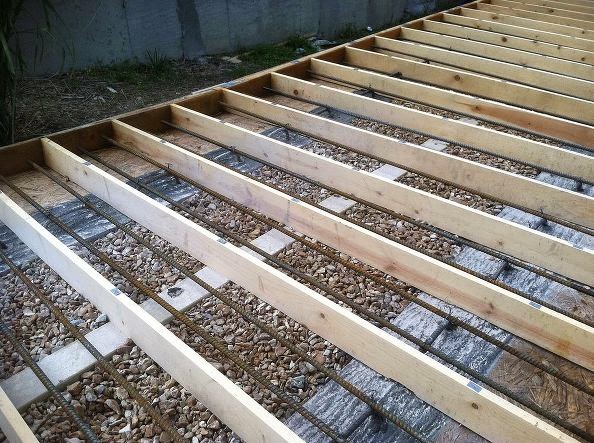 .: Concrete "Wood" Walkway