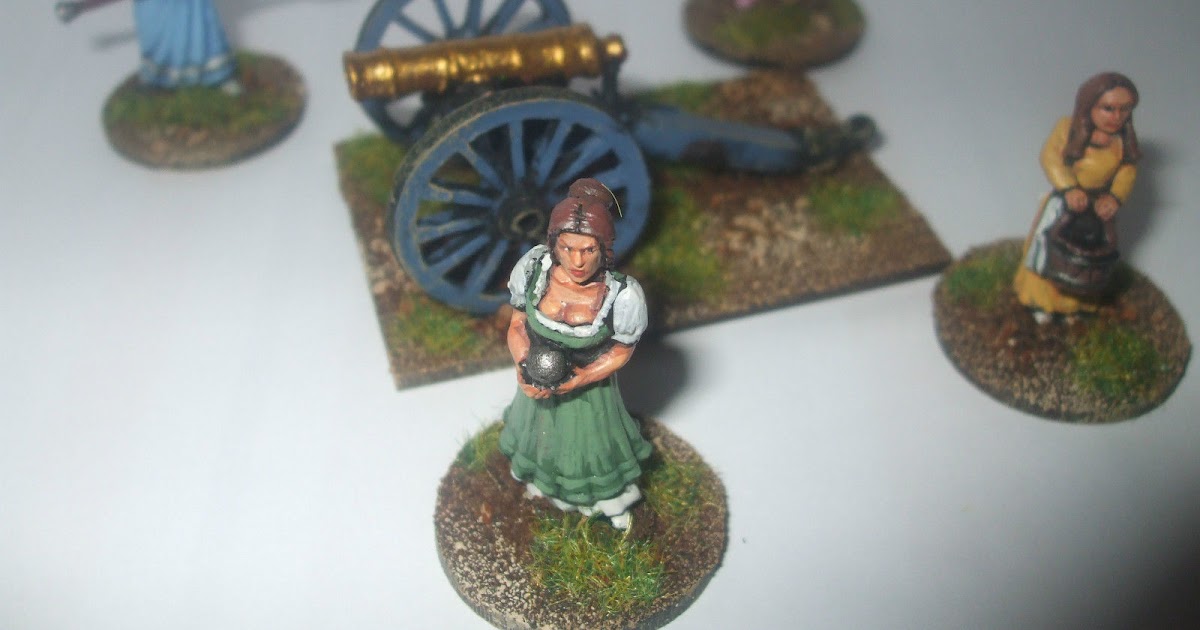 My wargames: 28mm Napoleonic Females Gun and crew and 15th Hussar by ...