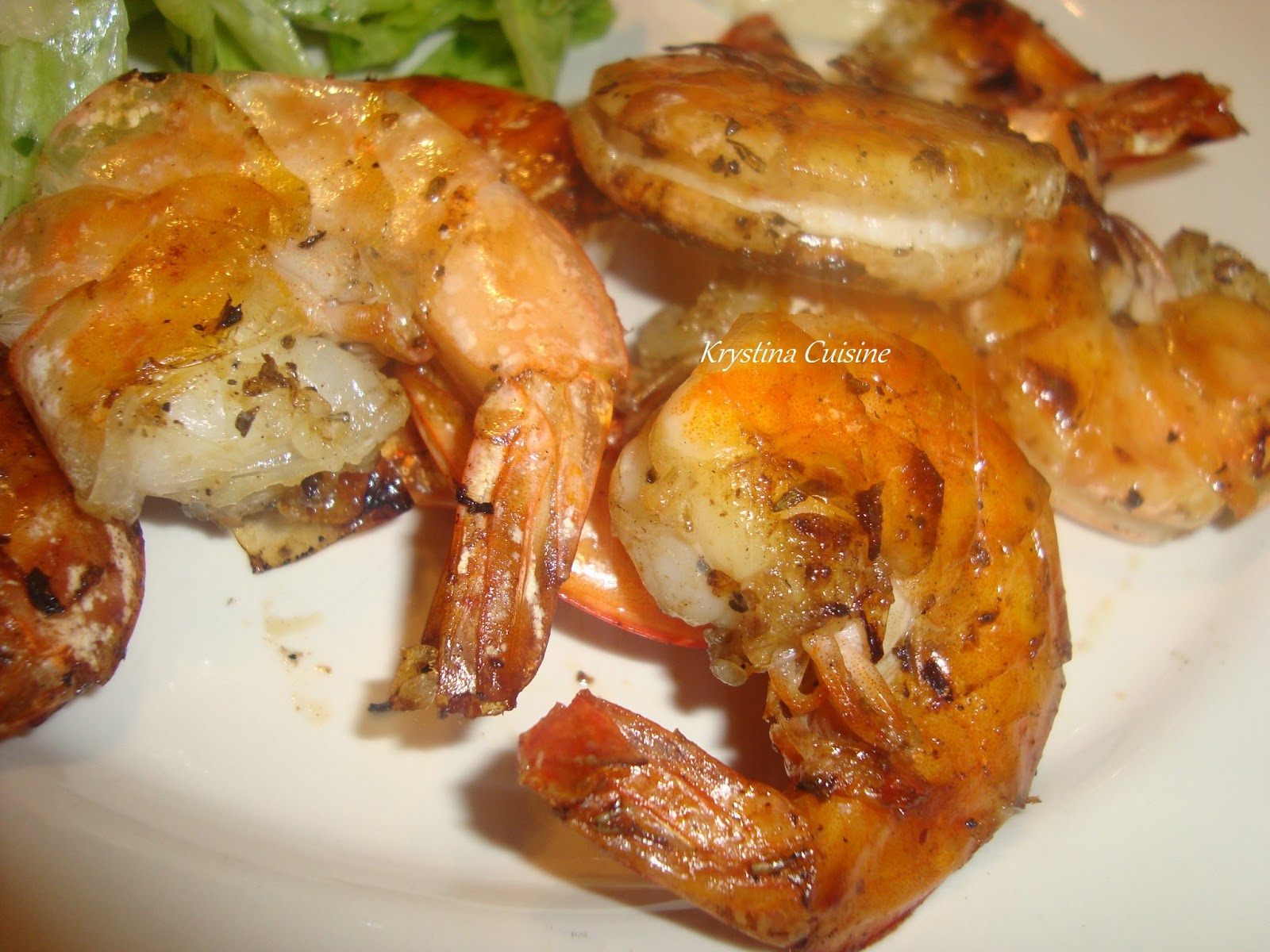 Krystina cuisine: Poêlée de Scampis en Grillade