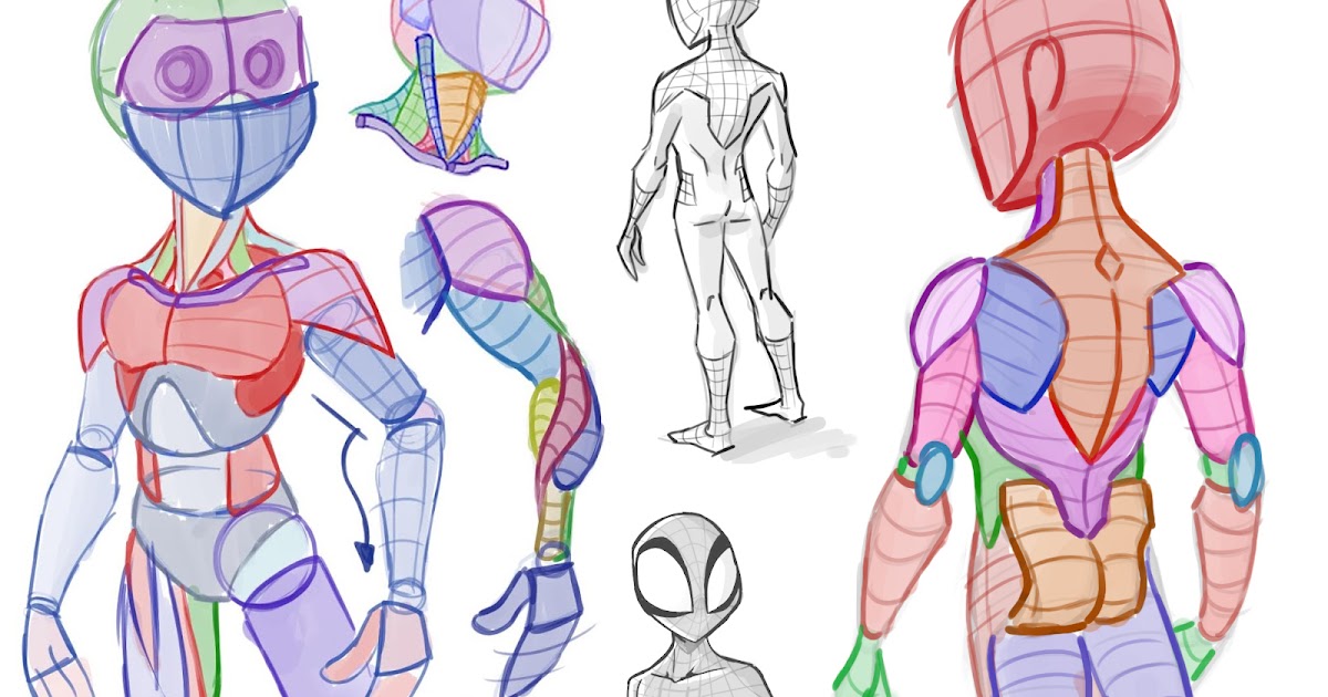 Learning drawing principles: shapes