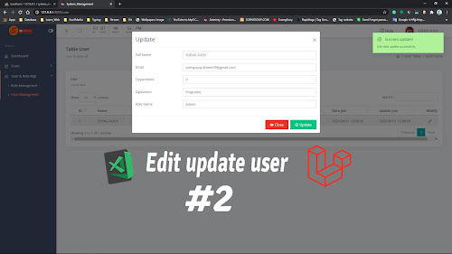 Update A User Profile In Laravel Update A User Profile In Laravel