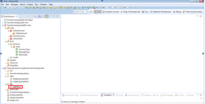 IBM ODM: Domains Using Database