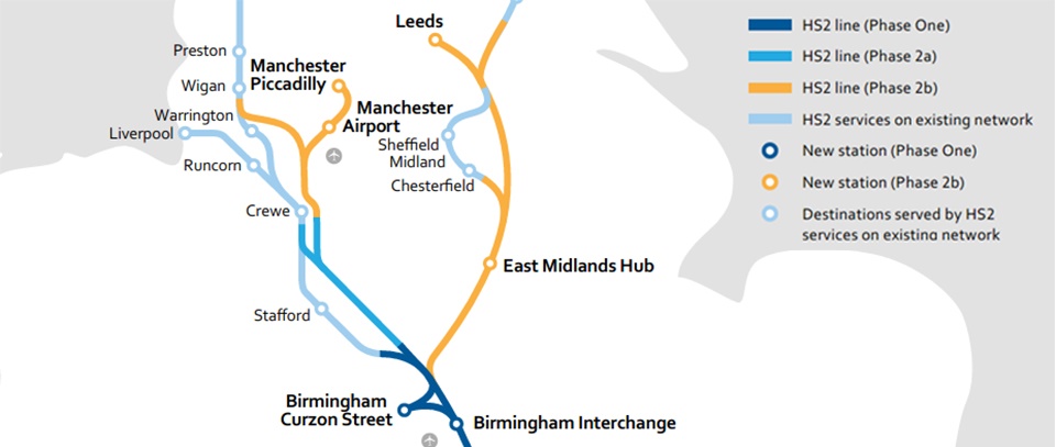HS2 connecting the Northern Powerhouse to the Midlands Engine