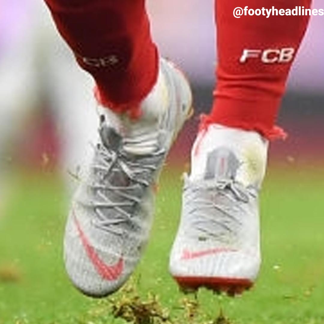 Copied from Modric? Thiago Modifies Nike Mercurial Vapor 360 Boots ...