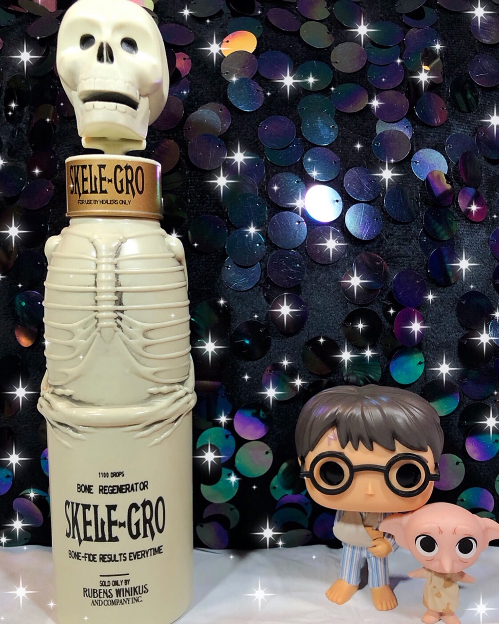 Sam's Corner: HARRY POTTER SKELE-GROW WATER BOTTLE DETAILS!
