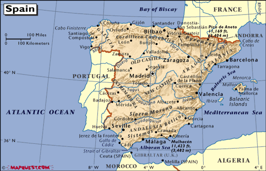 MAPS OF SPAIN