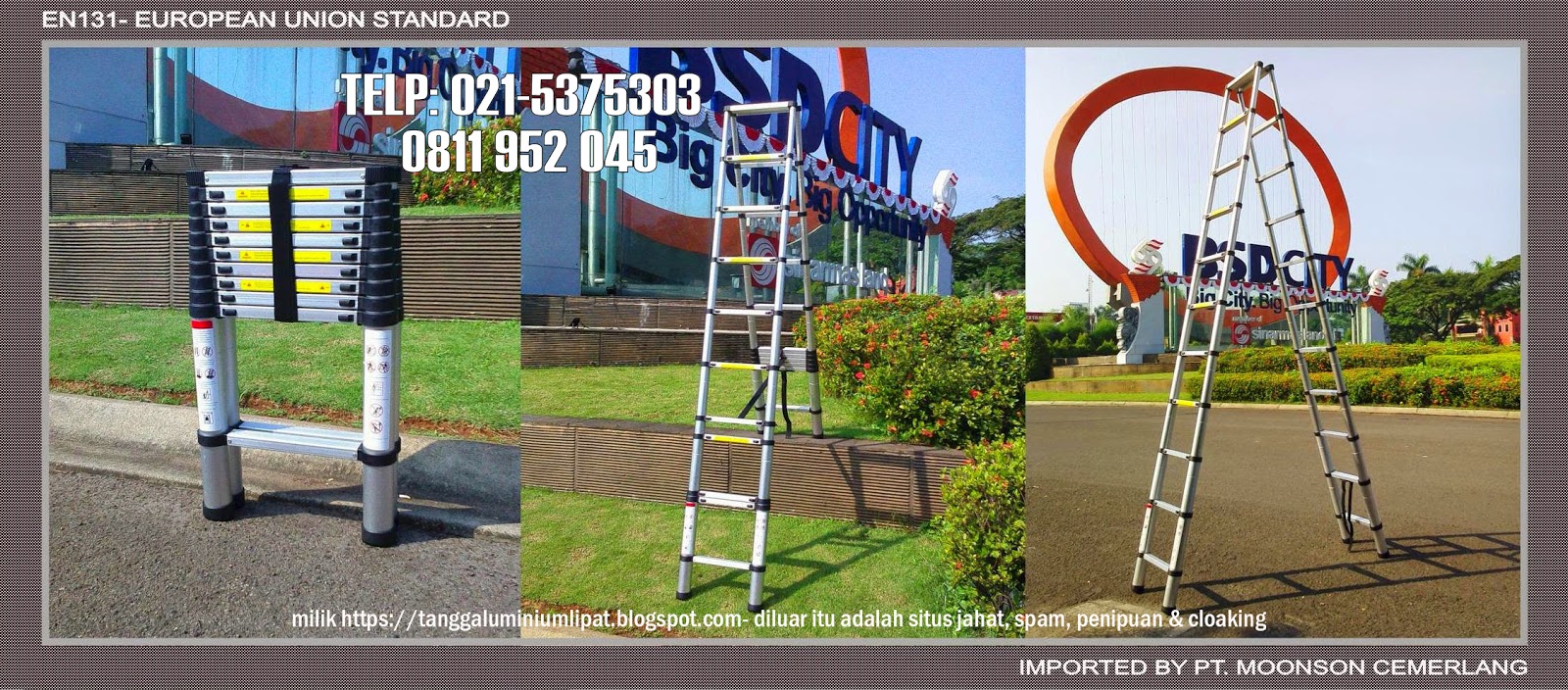 Tangga Lipat Teleskopik: TANGGA PORTABLE