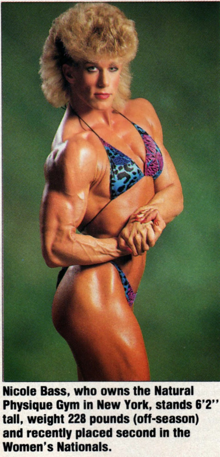 American Female Bodybuilder Nicole Bass The Best Bodybuilding Workouts Program