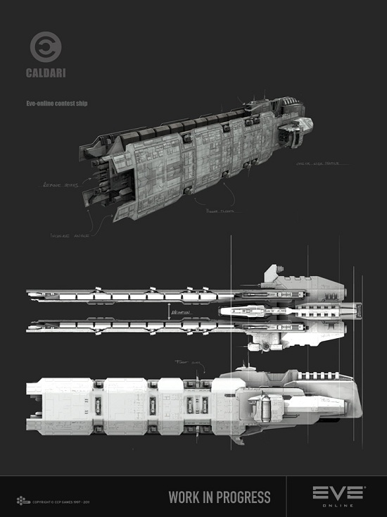 Lost In Space - EVE: New ship Caldari